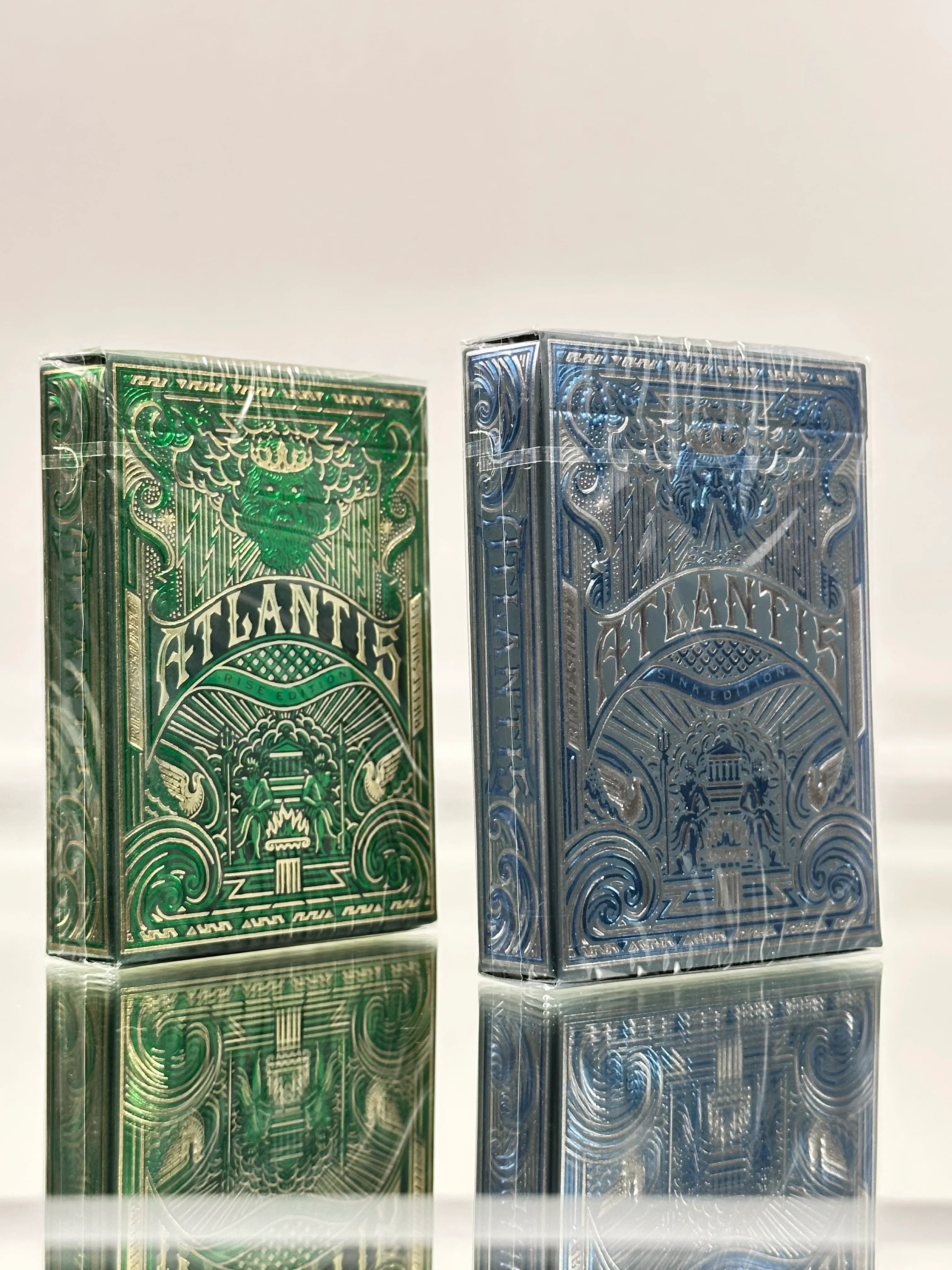 Atlantis Playing Cards Blue And Green Playing Cards Set USPCC ...
