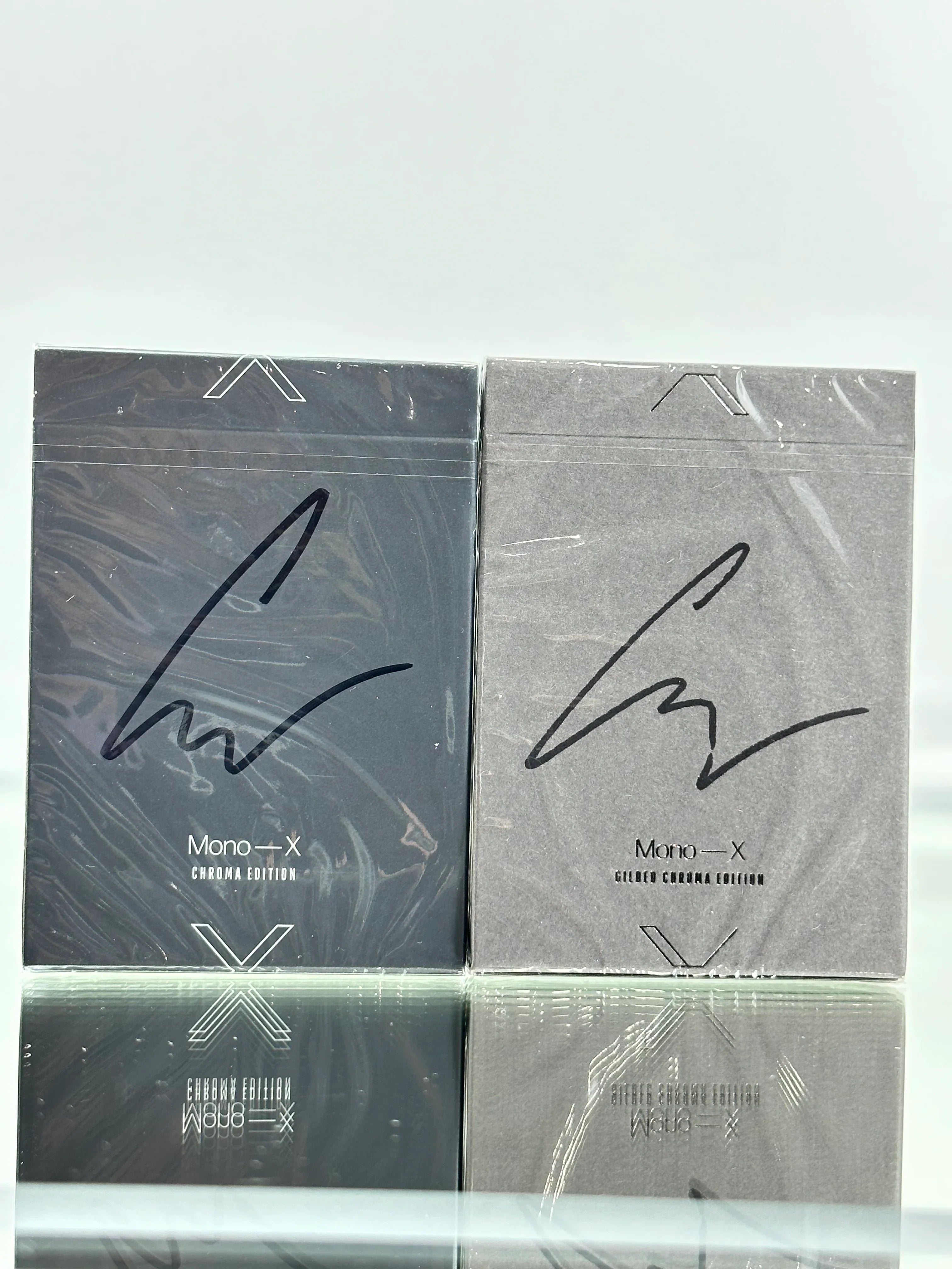 Mono - X Chroma(Limited) And Gilded Chroma Signed Playing Cards USPCC ...